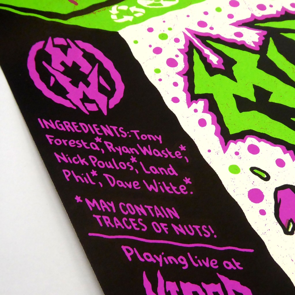 Municipal Waste 2019 gig poster — Michael Hacker Illustration